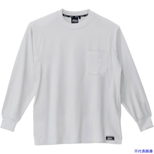 オレンジブック トラスコ中山　TRUSCOXEBEC 長袖Tシャツ6123−20−3L グレー 〔品番:6123203L〕[ 注番:8606606]特長●ポロシャツと同様に、ハニカムメッシュを使用したTシャツです。●優れた吸汗速乾性で、冬場...