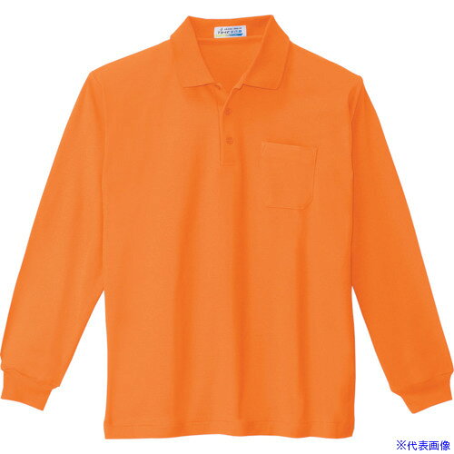 オレンジブック トラスコ中山　TRUSCOXEBEC 長袖ポロシャツ6130−82−5L オレンジ 〔品番:6130825L〕[ 注番:8606769]特長●元気カラーばかりでなく、抗菌防臭・帯電防止・形状安定・伸縮性も備えています。●防縮...