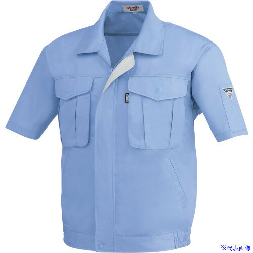 オレンジブック トラスコ中山　TRUSCOXEBEC 半袖ブルゾン1291−40−3L ブルー 〔品番:1291403L〕[ 注番:8610756]特長●8色展開という豊富なカラーバリエーションも特徴で、土木・建築現場や工場作業など、幅広い...
