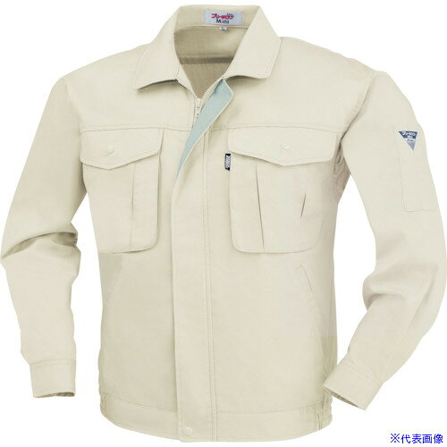 オレンジブック トラスコ中山　TRUSCOXEBEC 長袖ブルゾン1294−31−4L アイボリー 〔品番:1294314L〕[ 注番:8610918]特長●季節や業務内容等への対応性・汎用性が高い長袖タイプです。●エアストリートシステムを...
