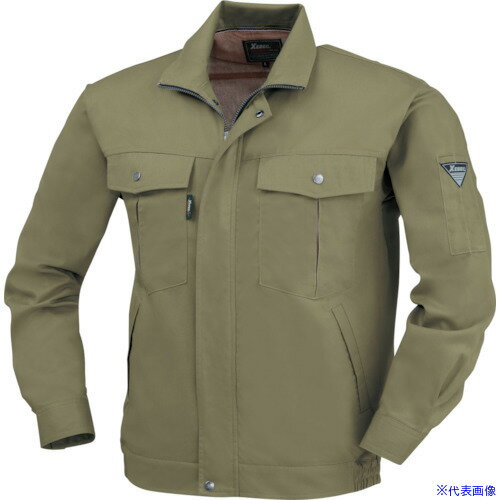 オレンジブック トラスコ中山　TRUSCOXEBEC 長袖ブルゾン1354−62−4L アーミーグリーン 〔品番:1354624L〕[ 注番:8611383]特長●ジップアップ仕様のブルゾンです。●ブルゾン・シャツともに、メッシュプリーツロ...