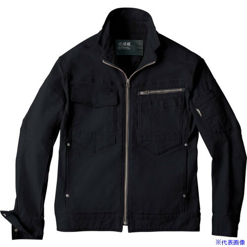 オレンジブック トラスコ中山　TRUSCOXEBEC ブルゾン2170-90-5L クロ 〔品番:2170905L〕[ 注番:8614271]特長●両脇内ポケット仕様で左内ポケットにはタブ付きで落ちにくい仕様です。●裾部分には金属製の尾錠を...