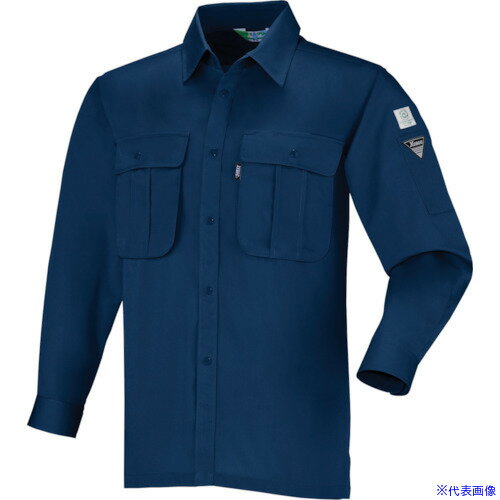 オレンジブック トラスコ中山　TRUSCOXEBEC 長袖シャツ3193−10−LL コン 〔品番:319310LL〕[ 注番:8614894]特長●年間コーディネート可能な秋冬対応の長袖シャツです。●ブルゾン同様にメッシュプリーツロン採用...