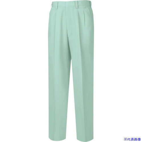オレンジブック トラスコ中山　TRUSCOXEBEC スラックス9900−68−70 ライトグリーン 〔品番:99006870〕[ 注番:8618386]特長●作業服としては王道のツータックデザインのスラックスです。●形態安定素材使用で、洗...