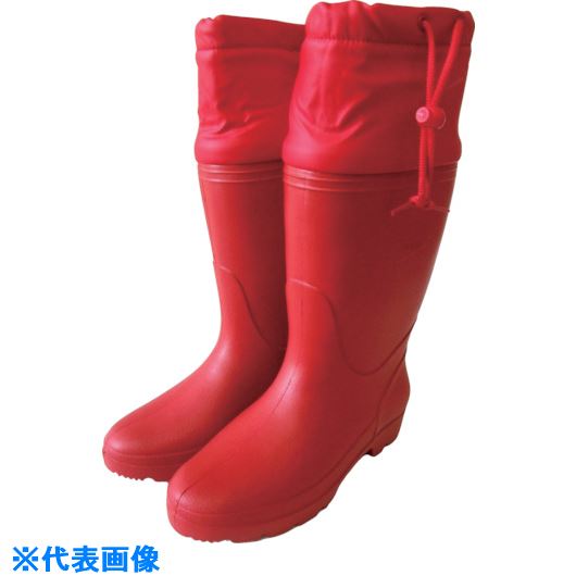 オレンジブック トラスコ中山　TRUSCOアトム カルックス 女性用 赤 24.0 〔品番:LA400240RE〕[ 注番:8641137]特長●一般ゴム長靴の半分以下の重量（当社比）で、とにかく超軽量の新感覚の長靴です。●汚れの入りにくい...