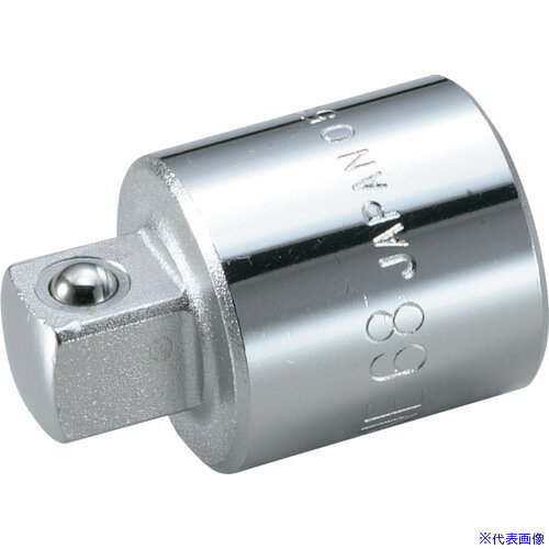 オレンジブック トラスコ中山　TRUSCOTONE ソケットアダプター 差込角12.7mm 差込角19.0mm 〔品番:128HP〕[ 注番:8642088]特長●差込角の異なるソケットとハンドルを接続するアダプターです。用途●ボルト・ナッ...