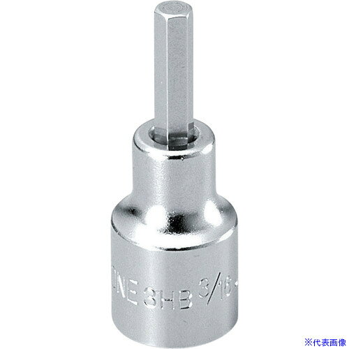 オレンジブック トラスコ中山　TRUSCOTONE ヘキサゴンソケット 差込角9.5mm 対辺寸法7/32インチ 〔品番:3HB07HP〕[ 注番:8642194]特長●ラチェットハンドルに差し込んで使用することにより六角穴付ボルトの締め付...