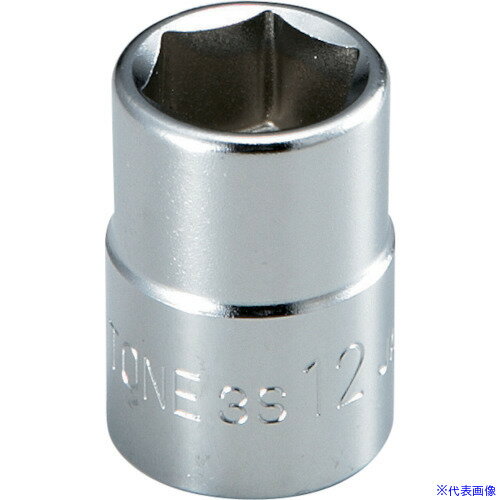 オレンジブック トラスコ中山　TRUSCOTONE ソケット 差込角9.5mm 対辺寸法13.0mm 〔品番:3S13HP〕[ 注番:8642233]特長●スタンダードタイプの対辺六角形状です。●差し込み後、トルクをかけてもナメにくくなって...