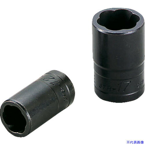 オレンジブック トラスコ中山　TRUSCOTONE トルネードソケット 18mm ハンガータイプ 〔品番:3TR18HP〕[ 注番:8642289]特長●ボルト・ナットの六角部がひどくナメたり、さび付いたりしてソケットやめがねレンチでは回せ...