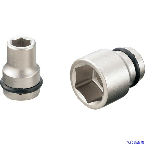 オレンジブック トラスコ中山　TRUSCOTONE インパクト用ソケット 対辺寸法15mm ハンガータイプ 全長38mm 〔品番:4NV15HP〕[ 注番:8642411]特長●無電解メッキのインパクト用ソケットです。用途●ボルト・ナットの...