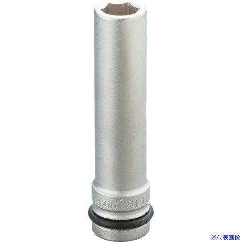 オレンジブック トラスコ中山　TRUSCOTONE インパクト用超ロングソケット 対辺寸法36mm 751g 〔品番:4NV36L100HP〕[ 注番:8642428]特長●外観品質と防錆力の向上を図った無電解めっき仕様のインパクト用超ロン...