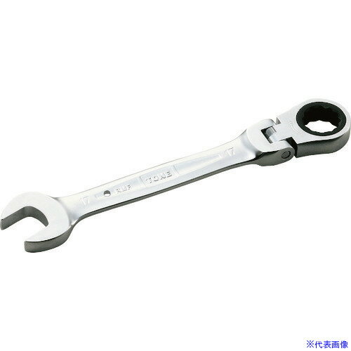 オレンジブック トラスコ中山　TRUSCOTONE ラチェットメガネレンチ(首振式) 対辺寸法14mm 〔品番:RMF14HP〕[ 注番:8642804]特長●薄形ラチェットヘッドには72枚ギアを装備し少ない送り角5°を実現しました。●ヘッ...