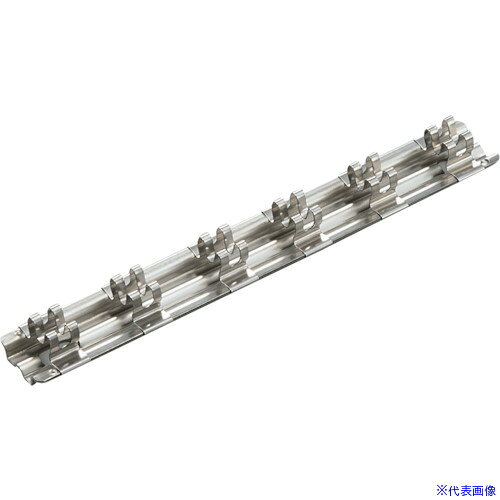 オレンジブック トラスコ中山　TRUSCOTONE ソケットホルダー 差込角9.5mm 全長150mm 〔品番:SH306HP〕[ 注番:8642850]特長●手動用ソケットもピンとOリングが付いたままのインパクト用ソケットもスッキリと整理...
