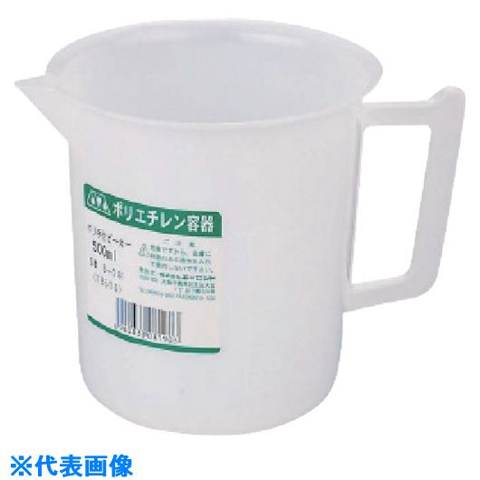 オレンジブック トラスコ中山　TRUSCOAZ ポリ手付ビーカー500ml 〔品番:B081〕[ 注番:8682824]特長仕様●容量(ml)：500仕様2材質/仕上●ポリエチレン（PE）セット内容/付属品注意●別途運賃原産国（名称）日本J...