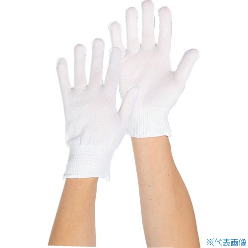 オレンジブック トラスコ中山　TRUSCOMAX クリーン用インナー手袋15ゲージ (10双入) 〔品番:MX310EXM〕[ 注番:8684372]特長●フィラメント糸使用の低発塵タイプで、よりフィット感と伸縮性を追求する為、ハイゲージを...