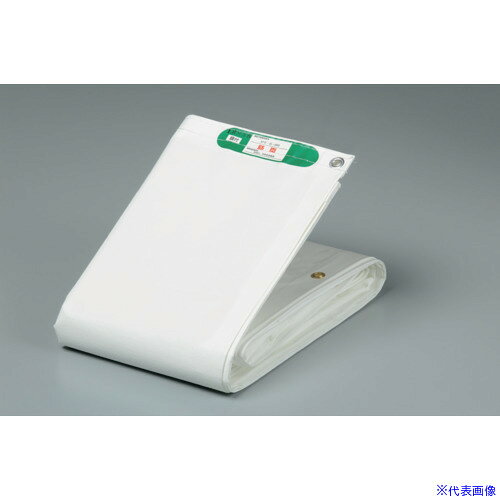 オレンジブック トラスコ中山　TRUSCO萩原 ターピー PE防炎シート ホワイト 1.8m×5.1m 〔品番:PEBOD1851〕[ 注番:8684477]特長●塩ビ防炎シートに比べて軽量で強度が強く光透過性に優れた防炎シートです。●消防...