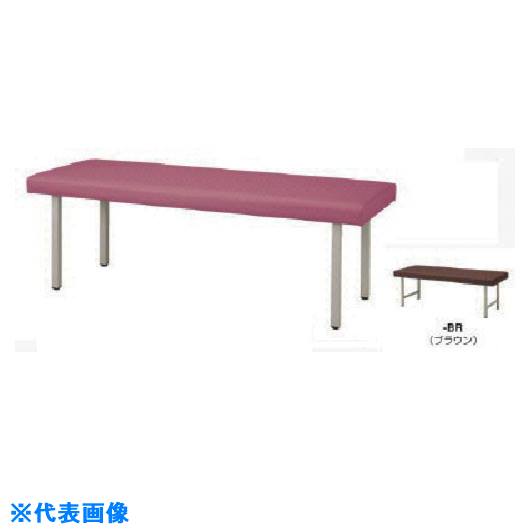 オレンジブック トラスコ中山　TRUSCONAIKI 治療台 W1800×D700×H600 〔品番:MES187060BR〕[ 注番:8685581]特長仕様●外寸法W：1800●外寸法D：700●外寸法H：600●脚部：40φスチール角...