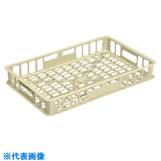 オレンジブック トラスコ中山　TRUSCORISU トレーコンテナー 238883 MK−12 アイボリー 〔品番:MK12〕[ 注番:8687020]特長●通気性が良く生麺や日配品のトレー等の運搬・保管に便利です。用途●惣菜・日配品などの...