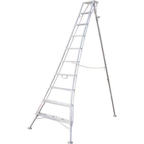 オレンジブック トラスコ中山　TRUSCOHARAX アルステップ 10段 〔品番:AMP10〕[ 注番:8688362]特長●アルミ製三脚脚立です。●3本伸縮タイプです。●補助ステップ付です。用途●植木の手入れなどの作業に。仕様●最大使用...