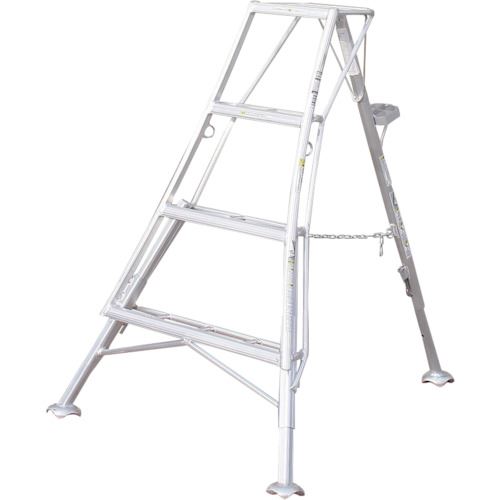 オレンジブック トラスコ中山　TRUSCOHARAX アルステップ 4段 〔品番:AMP4〕[ 注番:8688364]特長●アルミ製三脚脚立です。●3本伸縮タイプです。●補助ステップ付です。用途●植木の手入れなどの作業に。仕様●最大使用質量...