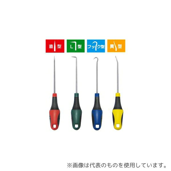 【アズワン AS ONE】実験室設備 工具類 工具、道具 ●精密部品やねじの微調整、ギヤ、Oリング、スプリングの脱着などに。 ●サビに強いステンレス製です。 ●先端が異なる4種類のピックツールのセット品です。 商品の仕様 ●先端形状:直、L...