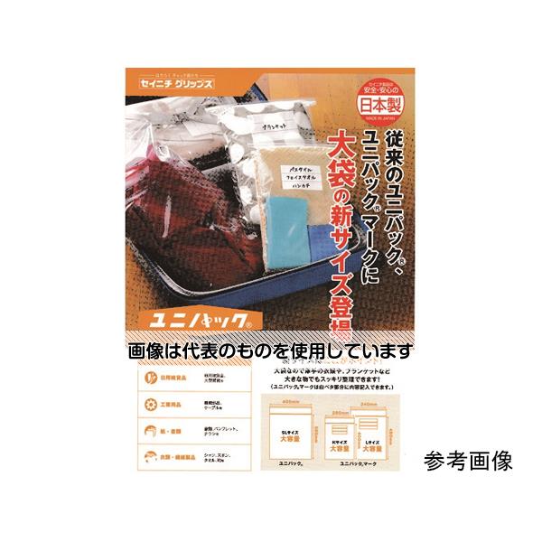 【アズワン AS ONE】実験室設備 工具類 工具その他 ●フィルム厚0.04mmの元祖チャック付ポリエチレン袋で白ベタの印刷があり、内容記入できます。 ●従来のユニパックに大袋の新サイズ。 ●衣類・日用雑貨・工業用品など幅広い用途に使用で...