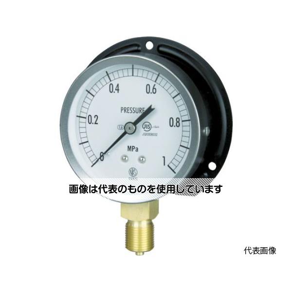 【アズワン AS ONE】実験室設備 工具類 工具、道具 ●ブルドン管の弾性変形(動き)を指針に伝える構造の圧力計で、構造が簡単なため、取り扱いが容易です。 ●JIS B 7505-1規格品です。 商品の仕様 ●圧力レンジ(MPa)：0.0...