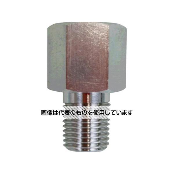 【アズワン AS ONE】実験室設備 工具類 工具、道具 ●圧力計に付属し、接続ねじを変換します。 商品の仕様 ●取付ねじd1×d2：G3/8×R1/2 ●ねじ長さ(mm)：20 ●全長(mm)：40 ●頭部径(mm)：22×25.4 ●継...