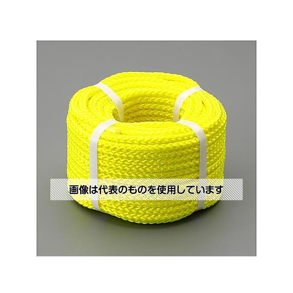 【アズワン AS ONE】実験室設備 工具類 工具、道具 ●蛍光カラーで明所・暗所を問わず目立ちます。 ●組みひもなのでバラけにくく、扱いやすいです。 商品の仕様 ●ロープサイズ：φ6mm×20m ●引張強度：1.37kN ●構造：8打ち(...