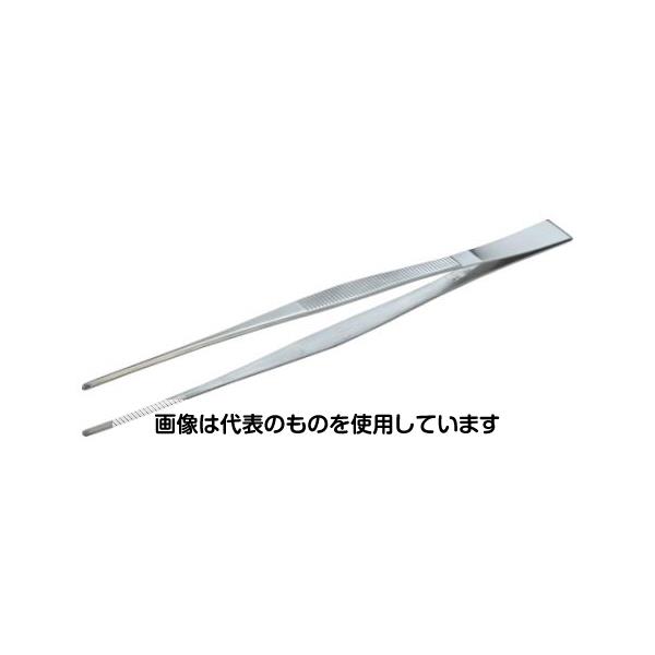 【アズワン AS ONE】実験室設備 工具類 工具、道具 ●微小なパーツや小物を容易につかむことができます。 ●直タイプ(ギザ付)です。 ●小物つまみ作業。 商品の仕様 ●全長(mm)：300 ●幅(mm)：20 ●先端：直/ギザ付 ●材質...