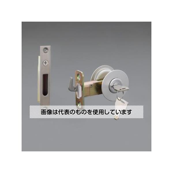 【アズワン AS ONE】実験室設備 工具類 工具、道具 商品の仕様 ●適応扉厚：30〜40mm ●カラー：シルバー ●取付穴径：5 ●ねじピッチ：7.5 ●材質：錠／SUS304+スチール ストライク／SUS304+鋼板 丸座／アルミ+亜...
