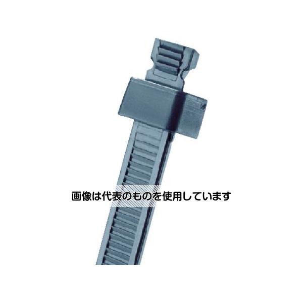 【アズワン AS ONE】実験室設備 工具類 工具、道具 ●ヘッドと結束バンドが二体成形になっています。 ●挿入しやすく、完全に締め付ける前であれば、取り外しが可能です。 ●ケーブル、電線の結束。 商品の仕様 ●色：黒 ●幅(mm)：4.6...