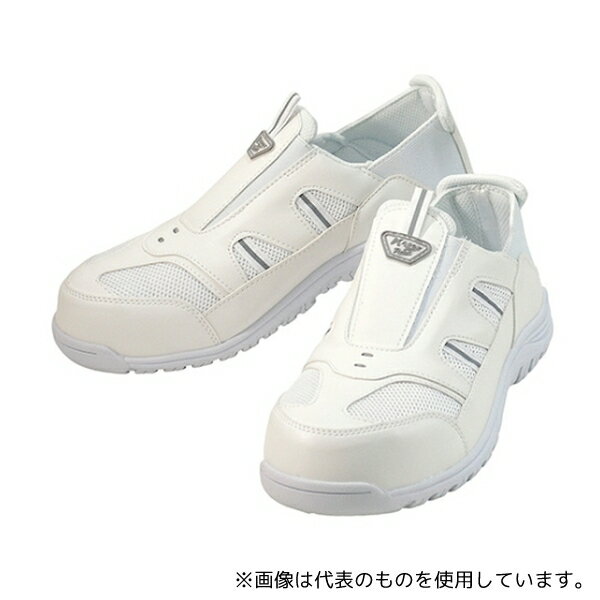 【アズワン AS ONE】汎用器具・消耗品 安全保護用品 1 安全、保護機器関連品 ●かかとを踏んでもピッタリフィットします。 ●靴の脱ぎ履きの多い作業に最適です。 ●先芯入りでつま先をガードします。 商品の仕様 ●反射材 ●通気 ●色:ホ...
