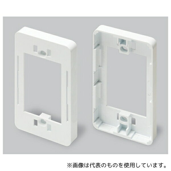 【アズワン AS ONE】実験室設備 工具類 工具、道具 ●コンセントプレートと壁面の間に取付けて使用します。 ●1号、2号ニュー・エフモールに適合するノックアウト付きです。 ●露出ボックス用カバーが取付けられます。 ●豊富なカラーを取揃え...