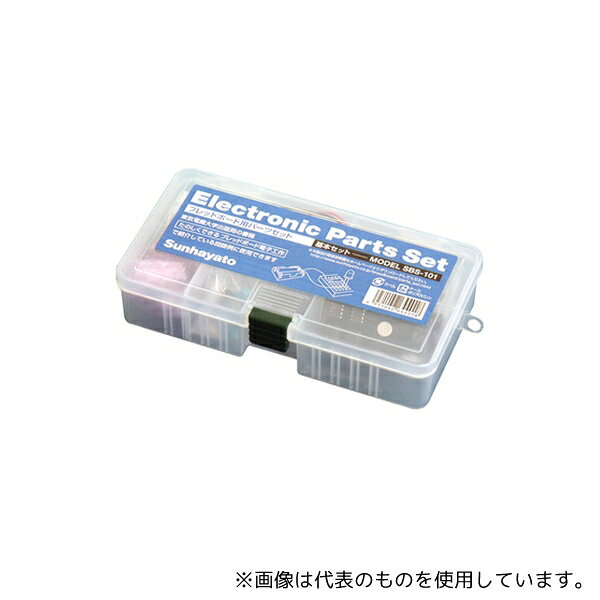 【アズワン AS ONE】汎用科学機器 汎用科学機器 一般 その他汎用科学機器 ●東京電機大学出版局発行の書籍「たのしくできる ブレッドボード電子工作」で紹介されています。SBS-101は書籍内で紹介されている製作例7〜14に必要な部品がセ...