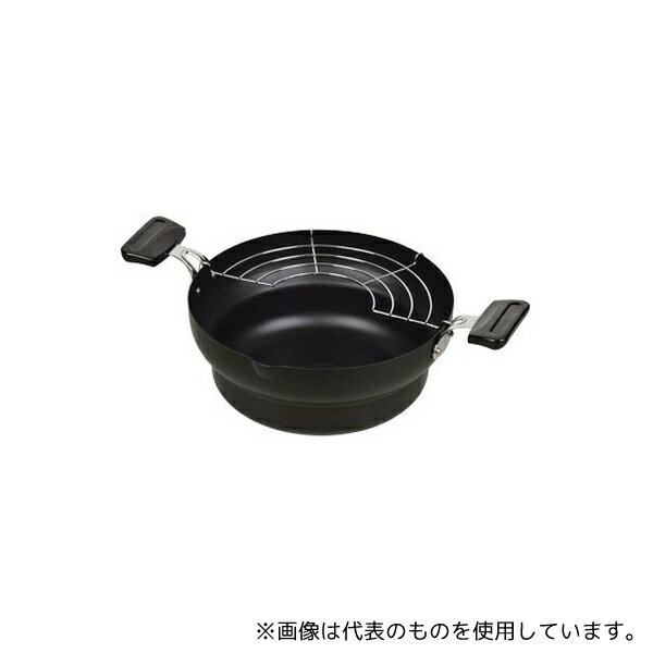 【アズワン AS ONE】汎用器具・消耗品 金属、ホーロー容器・バット類 金属、ホーロー容器 ●段付なので少量の揚げ物もできる ●オール熱源対応 商品の仕様 ●表面加工:本体/(シリコーン樹脂塗装) ●材料の種類:本体/鉄、アミ/鉄(クロム...