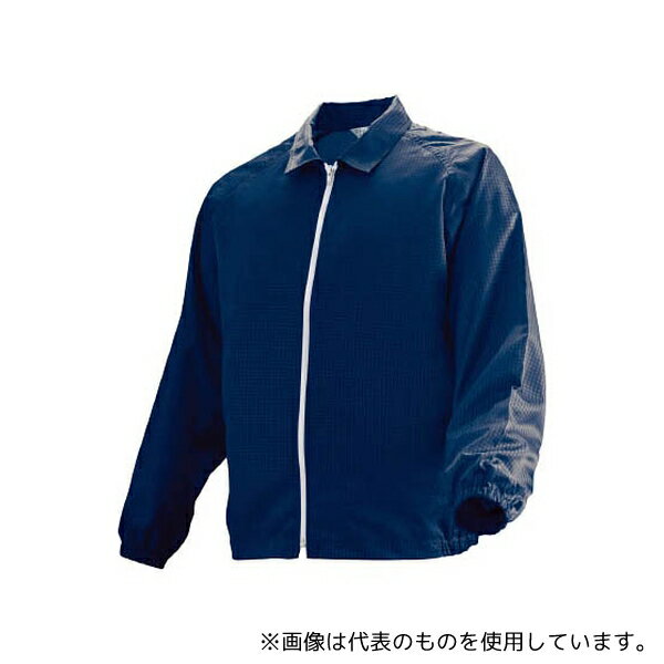 【アズワン AS ONE】汎用器具・消耗品 保護・手袋・ウエア2 白衣、ウェアー ●ブルゾンのクリーンウエアです。 ●作業者からの発塵とESD防止対策。 ●耐久性の高いゴムで袖口を絞ることで体毛などの衣服外落下を防ぎます。 ●ロッカーの鍵な...