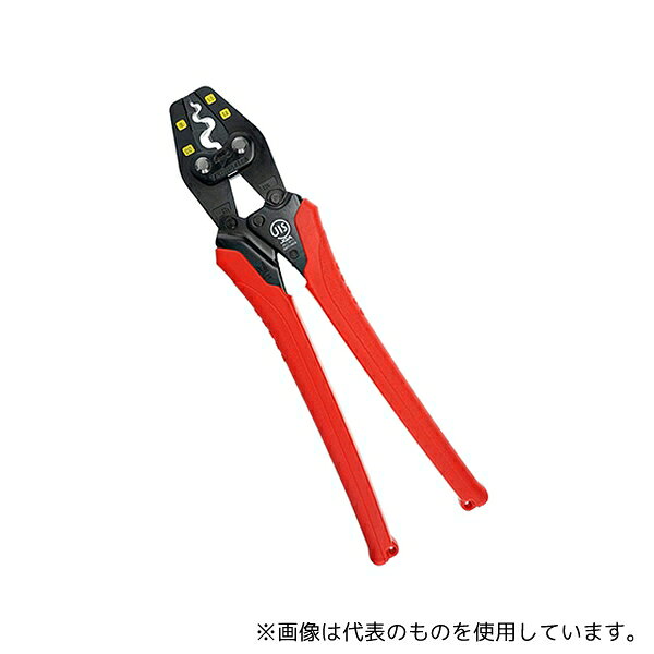 【アズワン AS ONE】実験室設備 工具類 工具、道具 ●JISマーク認証品でスピーディーな圧着ができます。手に優しいエラストマーグリップにより連続作業も疲れにくいです。 ●サイズの異なる端子やスリーブでも仮押えが可能です。 ●両面にカラ...