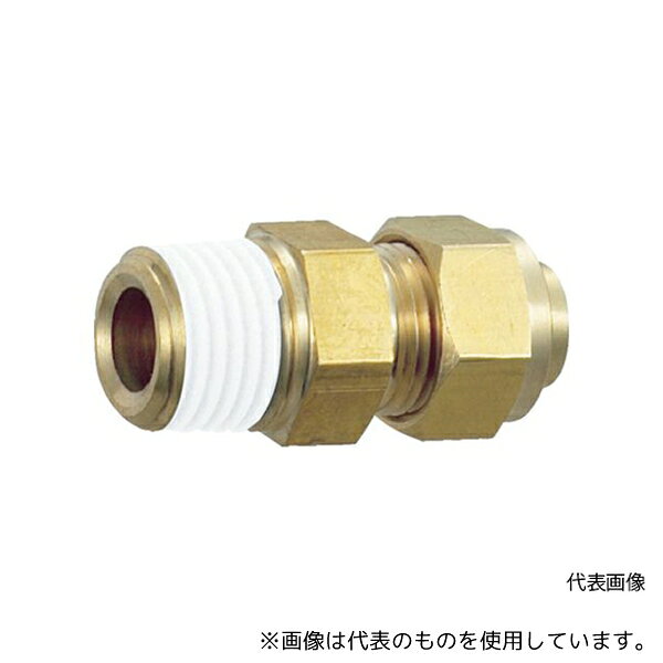 【アズワン AS ONE】実験室設備 工具類 工具、道具 ●ねじ部にシール加工を施しています。 ●耐圧、耐震動性に優れます。 ●空圧、油圧、水圧用。 商品の仕様 ●適合チューブ外径(mm):6 ●呼び径:R1/8 ●接続口径:R1/8 ●使...