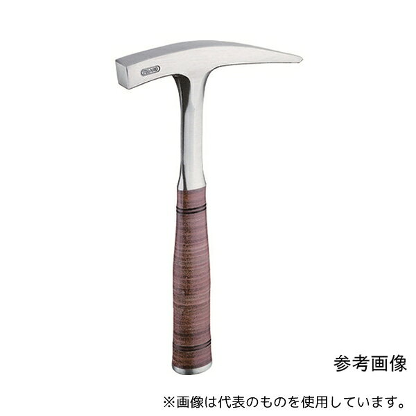 【アズワン AS ONE】実験室設備 工具類 工具、道具 ●高級牛皮の革製グリップです。 ●地質調査に適したハンマーです。 ●先端は尖ったタイプと刃つきの2種類あります。 ●本革を積層したグリップは、使い込むほど手になじみます。 ●ヘッドと...