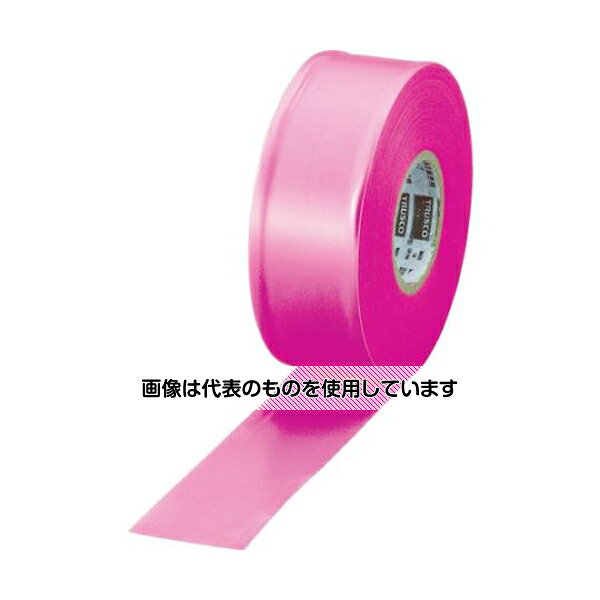 【アズワン AS ONE】汎用器具・消耗品 テープ・ラベル・紙製 テープ、紙製品関連品 ●視認性の良い5色展開で山林等でも目立つ非粘着ビニールテープです。 ●測量、土木、樹木調査、発掘調査などの簡易目印に。 商品の仕様 ●色：ピンク ●幅(...