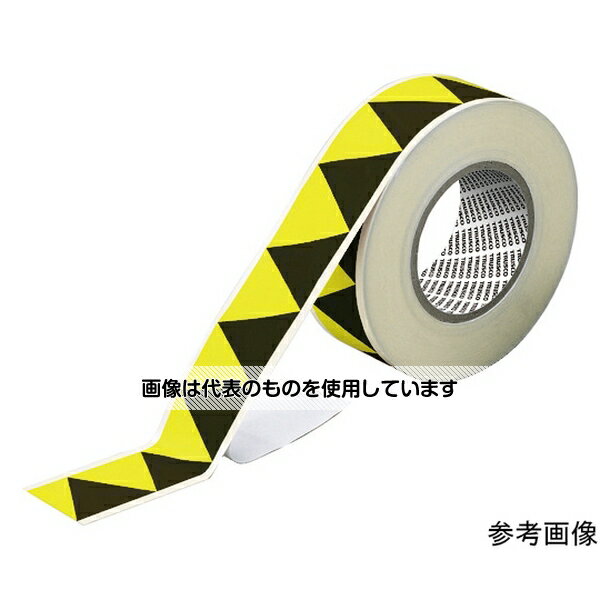 【アズワン AS ONE】汎用器具・消耗品 テープ・ラベル・紙製 テープ、紙製品関連品 ●三角形のギザギザが入った、注意喚起の効果が高いテープです。 ●はく離紙が付いており、施工性に優れています。 ●工場や倉庫などの区画ラインに ●手すり・...