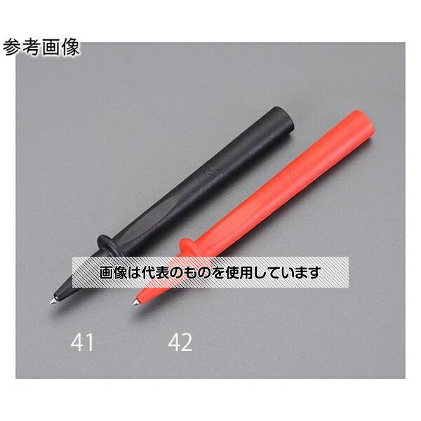 【アズワン AS ONE】物理・物性測定器 電気計測機器 電気計測機器 ●保護キャップ付 商品の仕様 ●全長：106mm ●色：黒 ●先端材質：ステンレス ●プラグ径：φ4mm ●プローブ先端ピン径：φ2mm ●定格電圧：1000V ●定格...