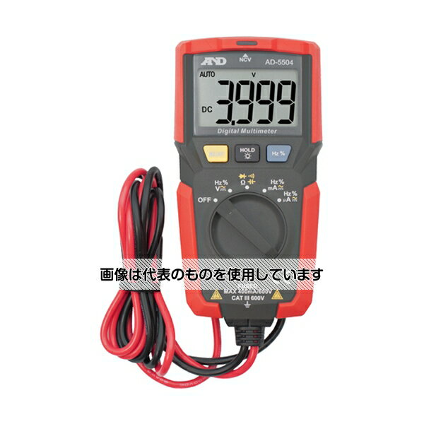 【アズワン AS ONE】物理・物性測定器 電気計測機器 電気計測機器 ●3999カウント表示 デジタルマルチメーターです。 ●非接触電圧検知機能(NCV機能)付きです。製品上部を8mm以内に近づけると、NCV表示灯が点灯し、近くに交流電圧...