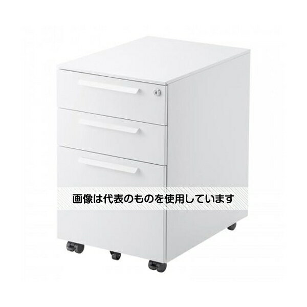 【アズワン AS ONE】 ●注意：キャスターは設置時の利便性を考慮し付属しております。物を収納したまま移動しないでください。 ●書類・小物が整理しやすい3段タイプのキャビネットです。 ●引出しは1段ずつ開閉できるセーフティロック機構を採用...