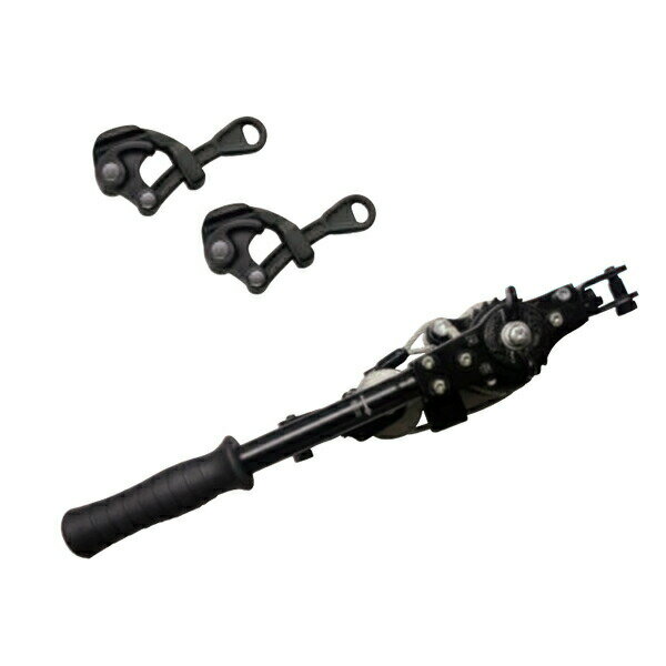 シメールNeo ●シメールシリーズがブラックバージョンでリニューアル！ ●機能性＆汎用性が劇的進化！ ●巻き方向のミス解消！ 　 一巻分固定で、逆巻を防止 ●安全性 UP！ 　巻き込み防止の「ワイヤー止め」を追加！ ●握りやすく、滑りにくい...