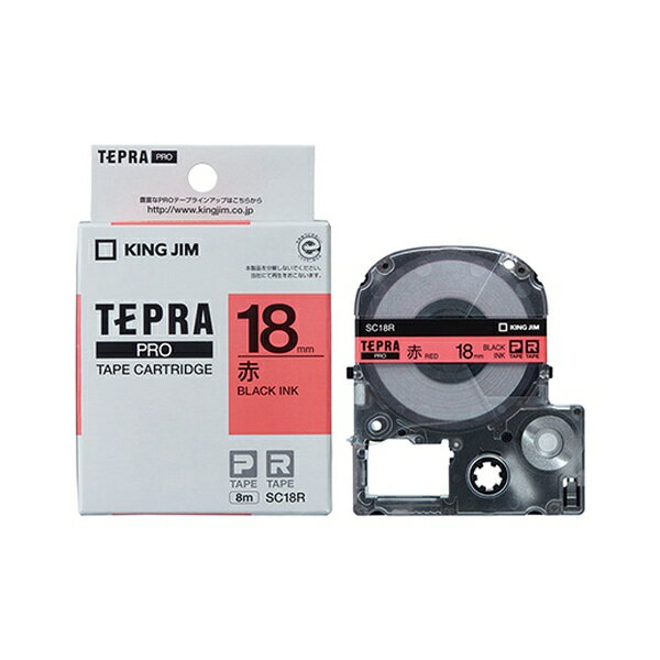 商品の特徴 キングジム SC18R テプラPROテープ 18MM 赤 目的に応じて使い分ければ、もっと便利で美しく。 製品仕様 JANコード：4971660764303
