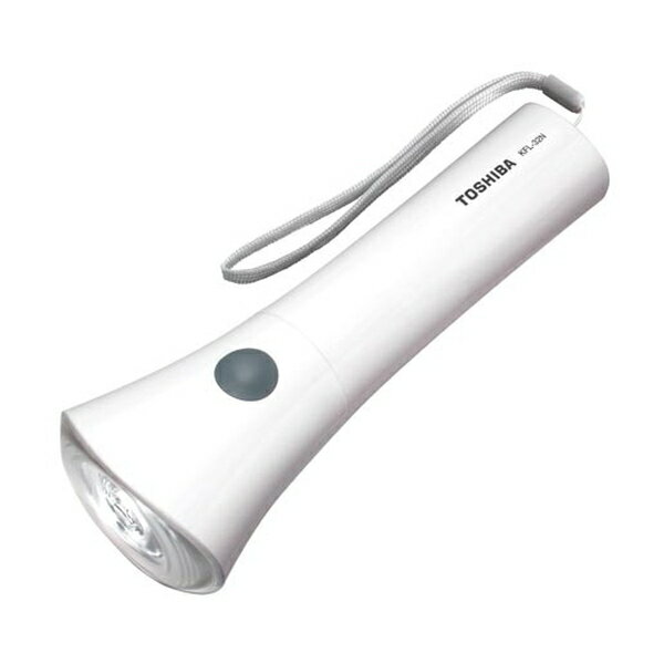 商品の特徴 東芝 KFL-32N(W) LED懐中電灯 乾電池別 単3形2本用 ホワイト 雨の中でも使えて長寿命のLED光源。 製品仕様 ●外寸：幅54×奥40×長163mm ●重量（電池除く）：約70g ●使用電池：単3形乾電池2本（別売...