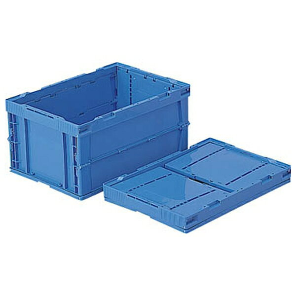 商品の特徴 三甲 551150-00 オリコン P41B 折りたたみ時の厚みは約1／4。 製品仕様 ●容量：42．9l ●外寸：幅530×奥366×高272mm ●内寸：幅494×奥336×高261mm ●耐荷重：20kg ●重量：2．3k...