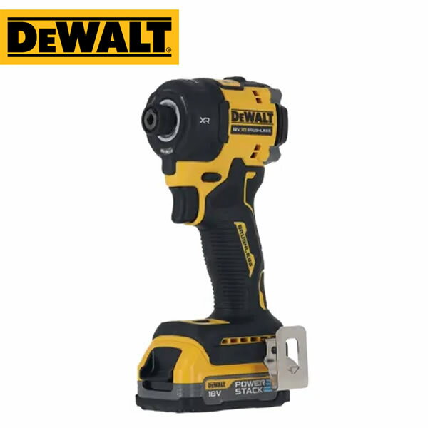 商品の特徴 DEWALT(デウォルト) 18V XR Li-Ion ブラシレス・サイレントインパクトドライバー (1.7Ah Powerstack Battery×2) DCF870E2T-JP ●油圧式インパクト機構&ブラシレスモーターを...